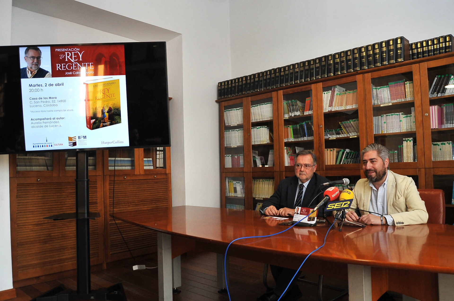 José Calvo Poyato presentará en Lucena su nueva novela “El Rey Regente”